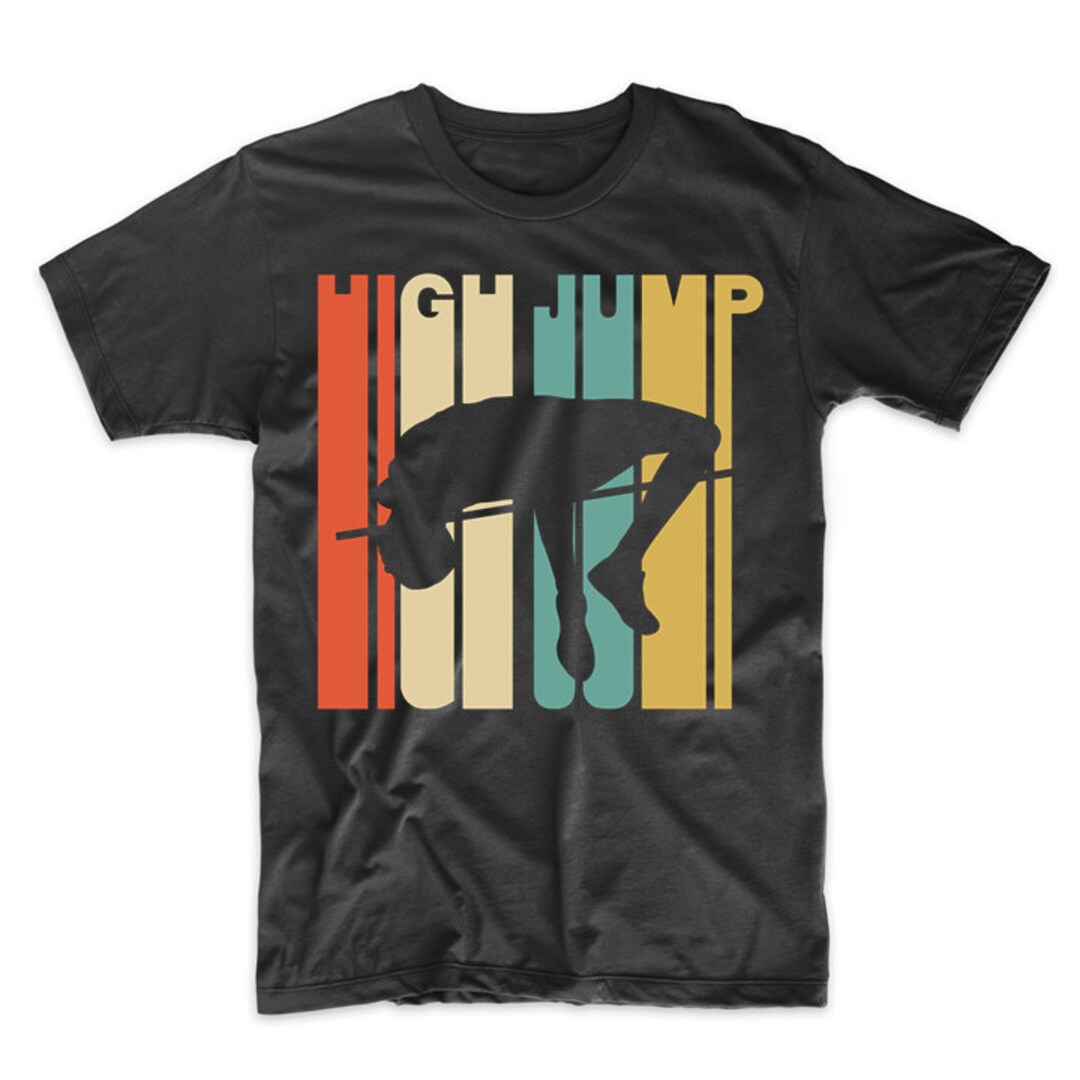 Retro High Jump Shirt - Vintage 1970's Style High Jumper Track and ...