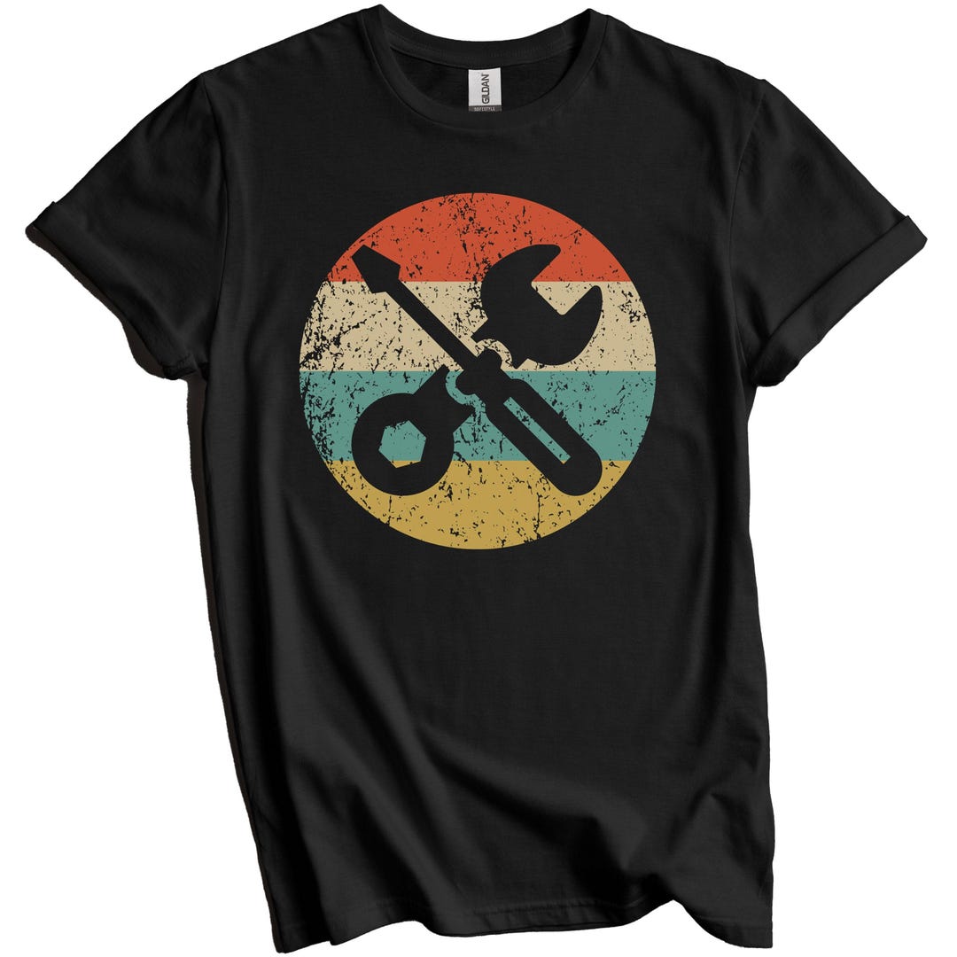 Car Mechanic Shirt - Mechanic Gift - Retro Screwdriver Wrench T-shirt ...