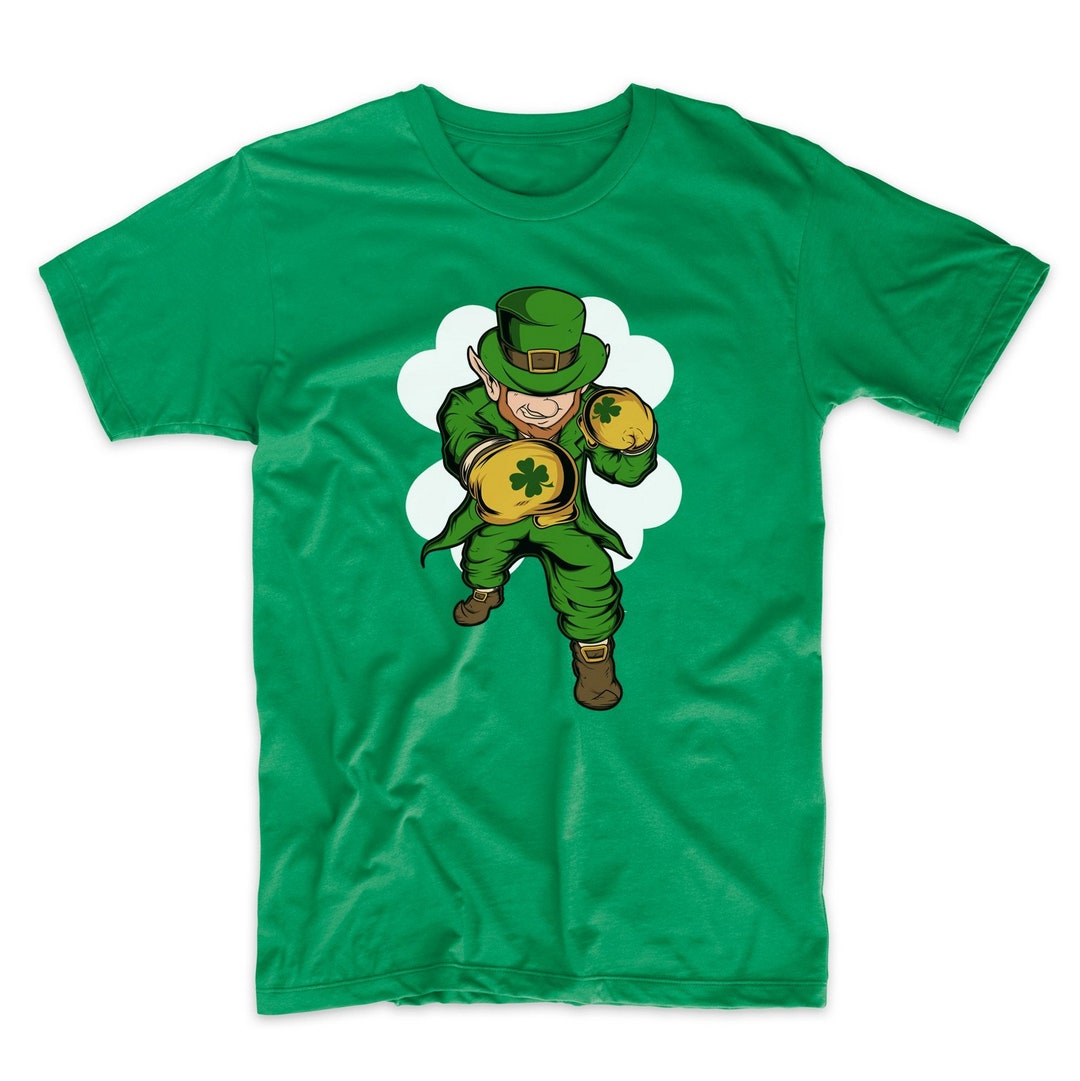 Boxer Leprechaun St. Patrick's Day Boxing T-shirt - Paddy's Day ...