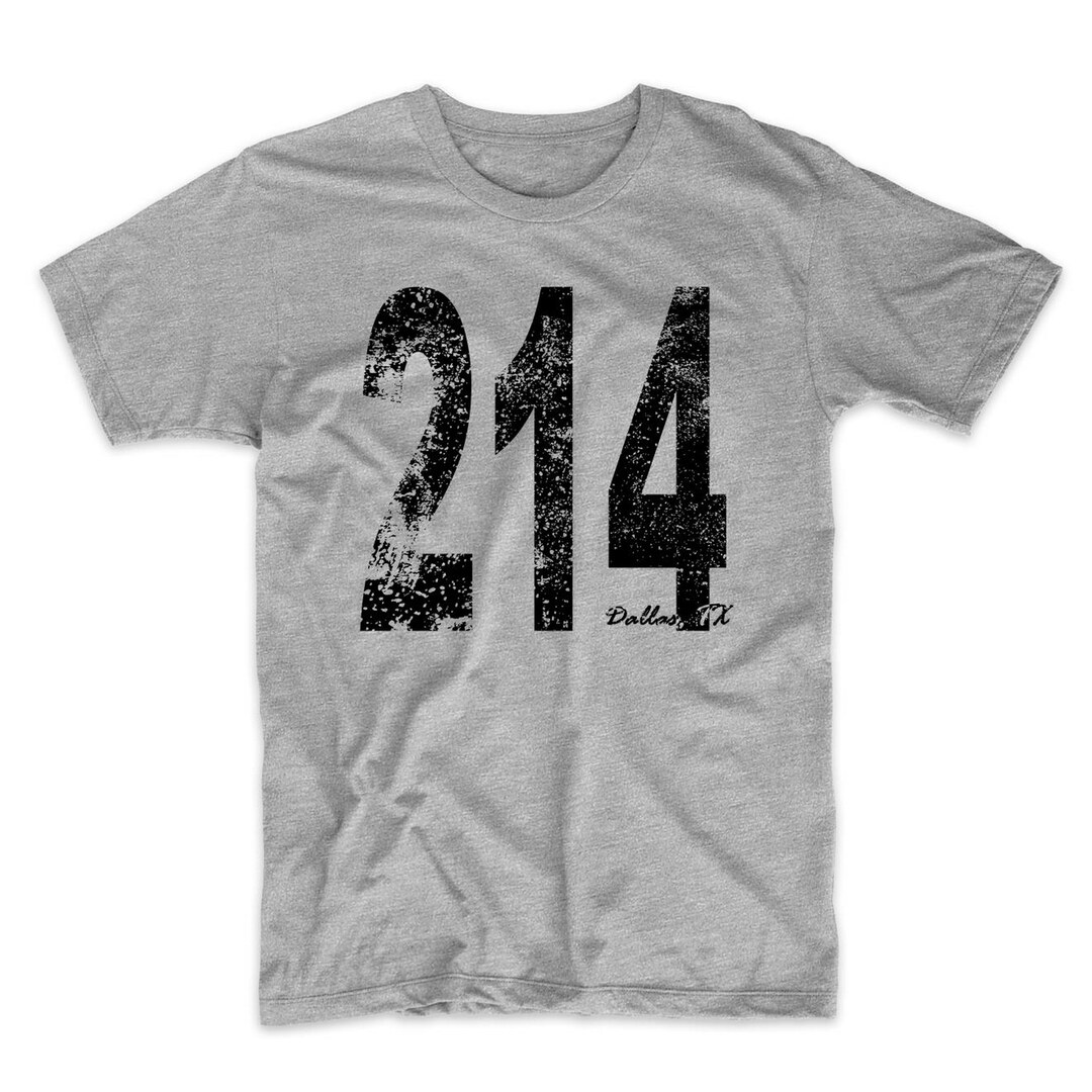 Retro Dallas Shirt - Area Code 214 Dallas Texas T-shirt - Etsy
