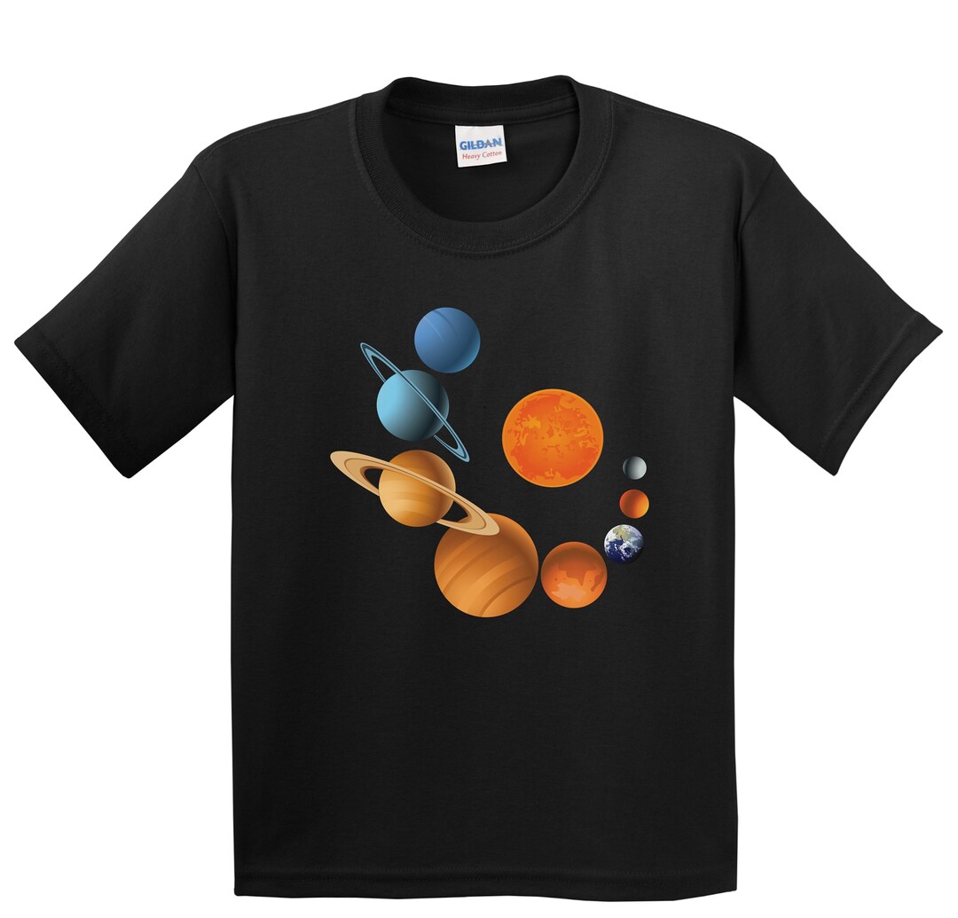 Kids Solar System Shirt - Kids Planet Shirt - Space Science Gift for ...