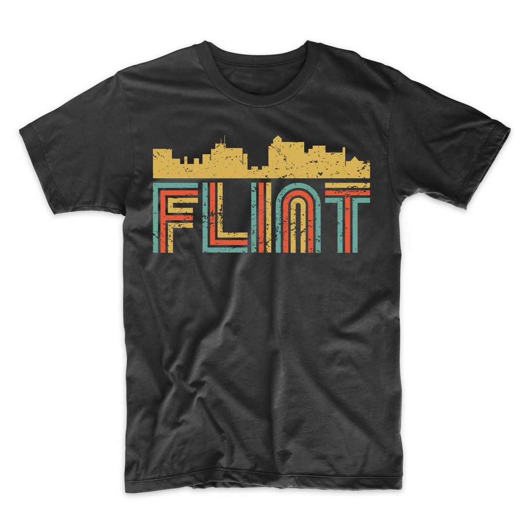Men's Flint Shirt Retro Vintage Style Flint Michigan - Etsy Italia