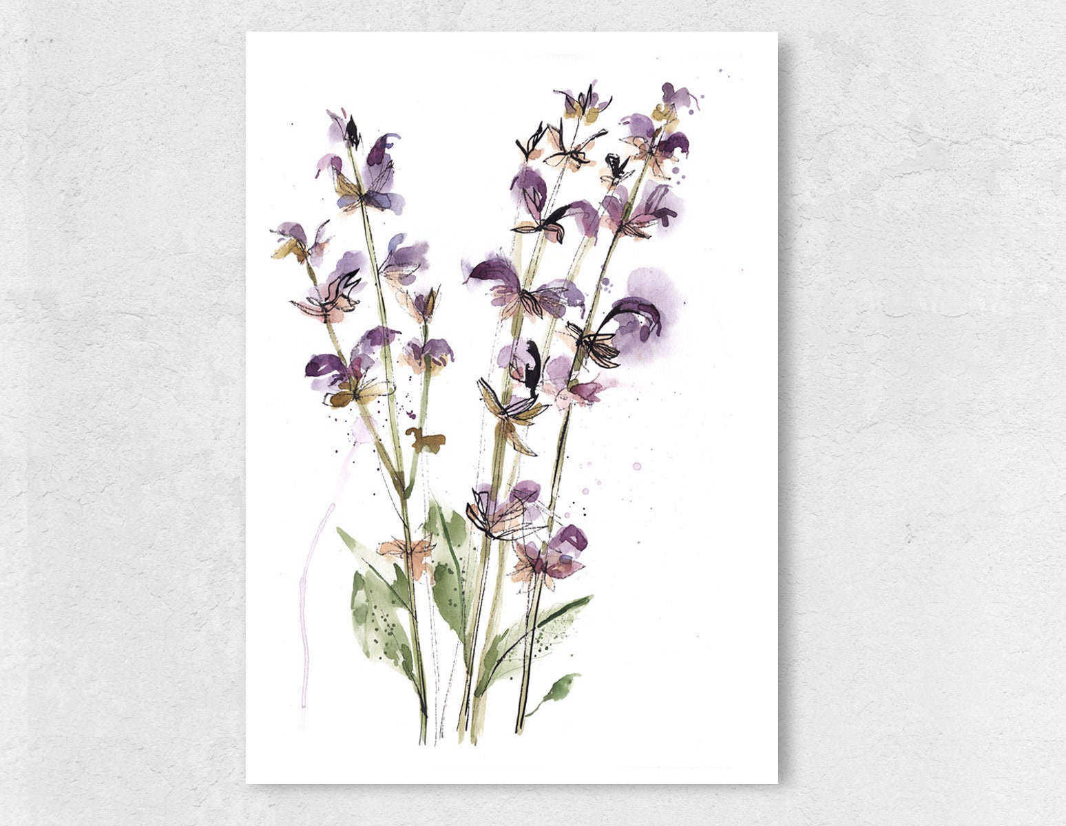 Wild Flower Prints Home Gallery Set of 3 Botanical Posters - Etsy Israel