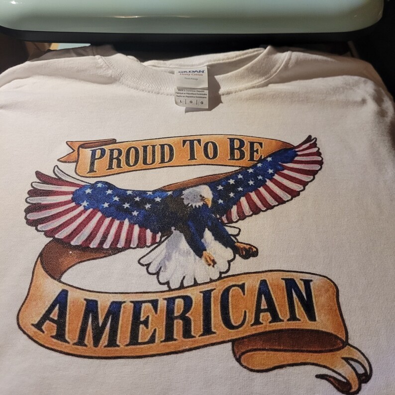Proud to Be American Tshirt Custom Print Tshirt - Etsy