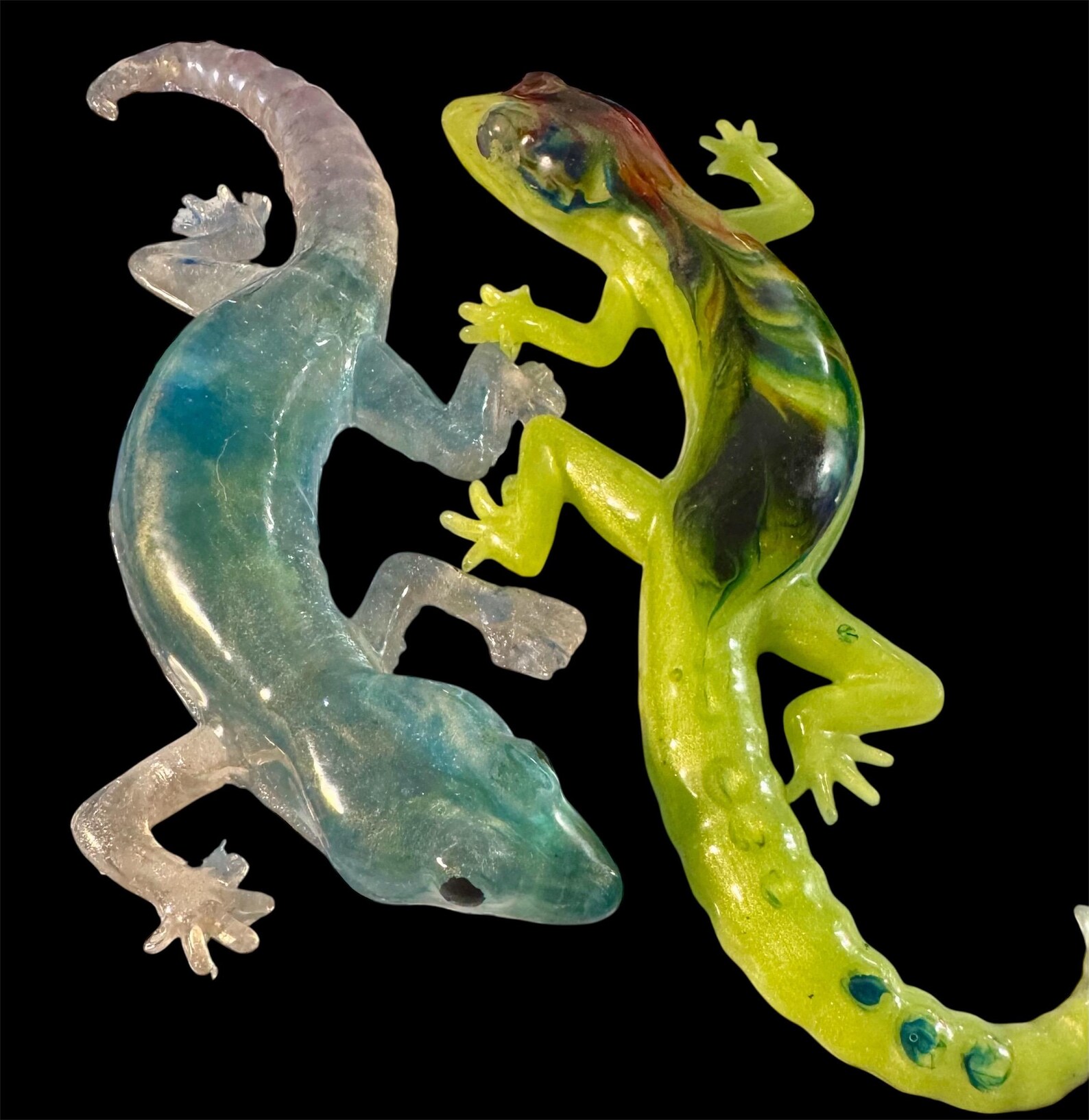 Handcrafted Animal Figurine: Custom Color, Glitter & Embellishments - Etsy