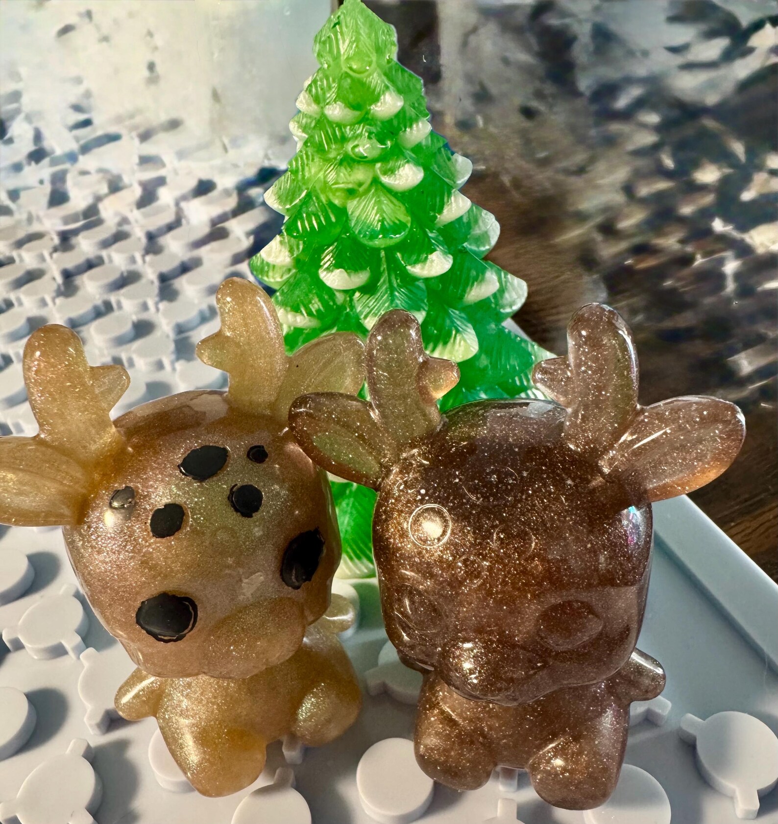 Handcrafted Animal Figurine: Custom Color, Glitter & Embellishments - Etsy