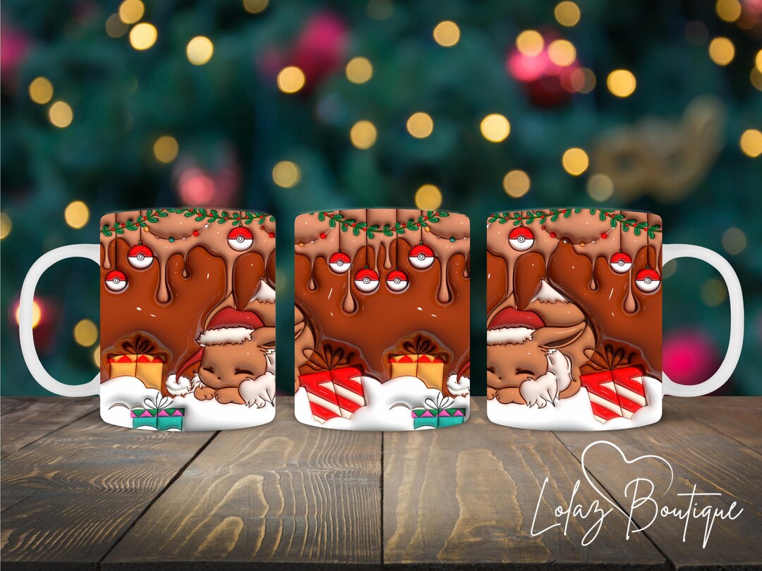 Christmas Pika Inflated Puff 11oz Mug - Etsy