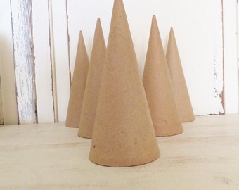 Paper mache cone | Etsy