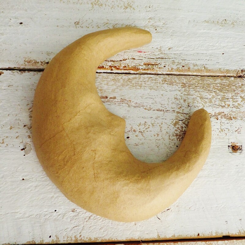 Paper Mache Moon - Etsy