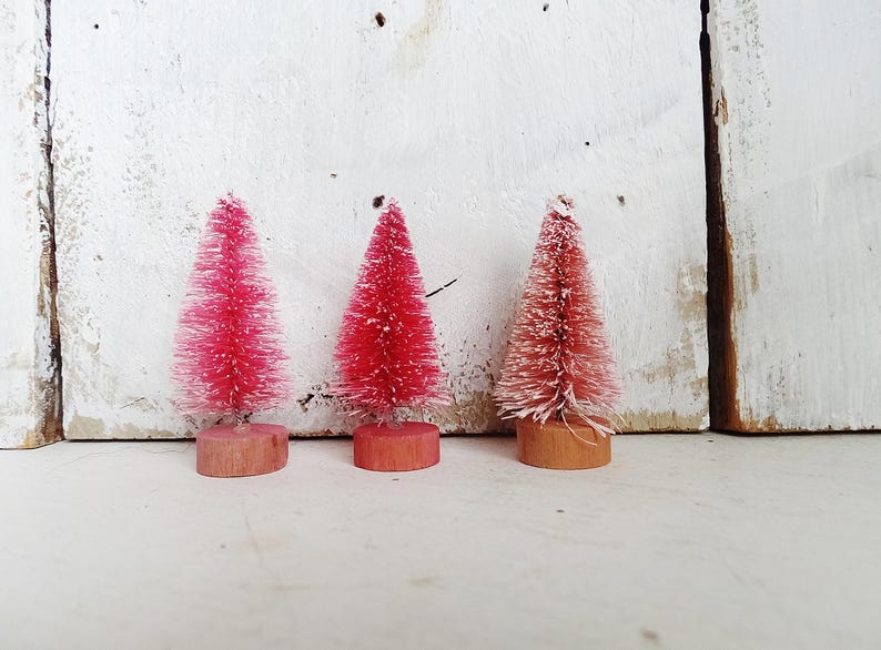 COLORFUL SUMMER Bottle Brush Trees : Hand Dyed, Set of 13, Crafts, 2 ...