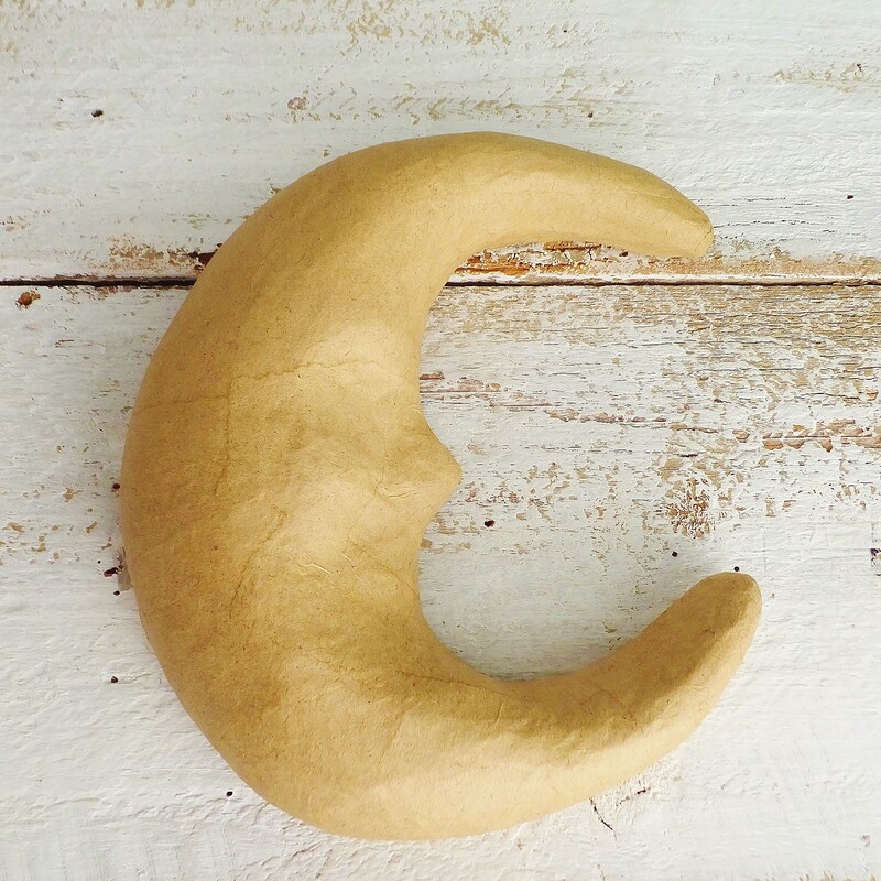 Paper Mache Moon - Etsy