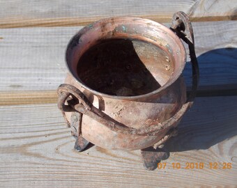 Vintage brass fairy cauldron mini sized ritual cauldron | Etsy
