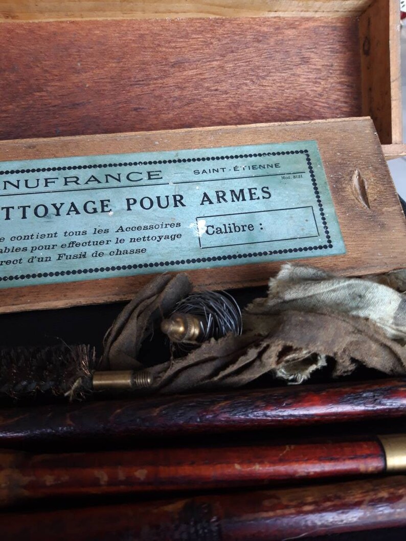 Vintage French Ruffle Gun Cleaning Tools Barrel Cleaner - Etsy