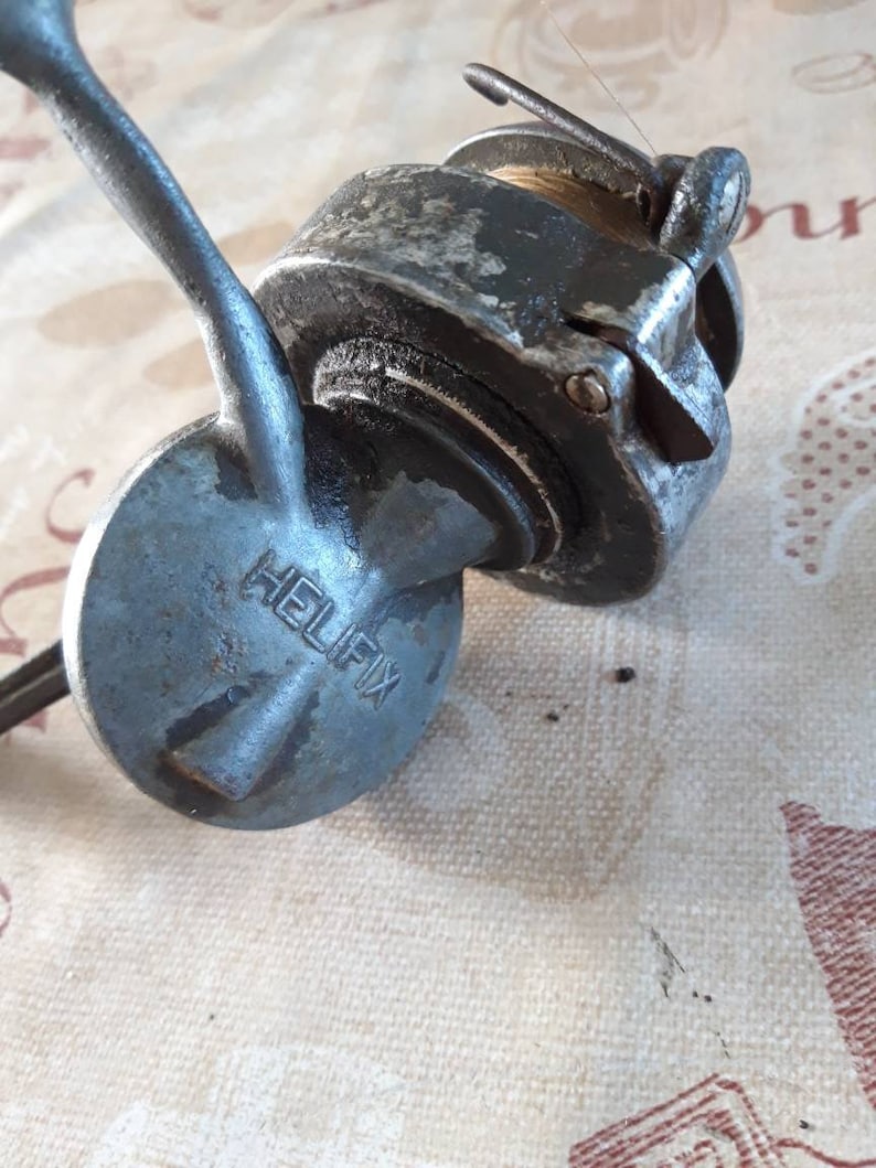Very Rare Helifix Half Bail Arm Fishing Reel - Etsy