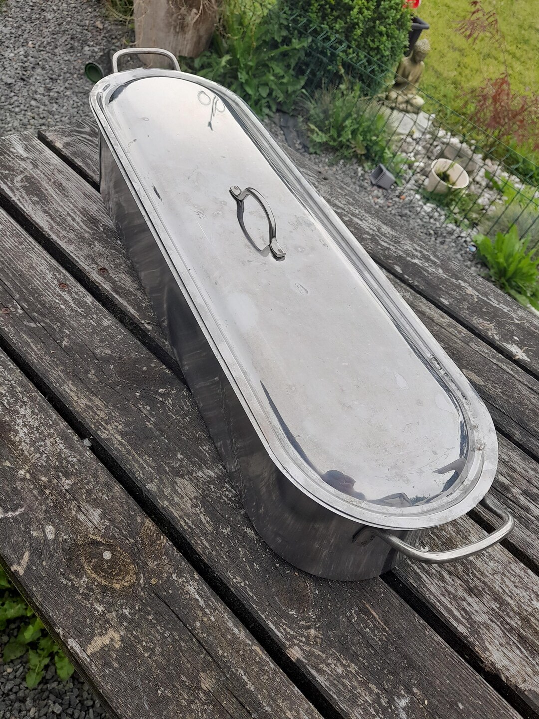 French Stainless Steel Fish Poacher Salmon Kettle - Etsy