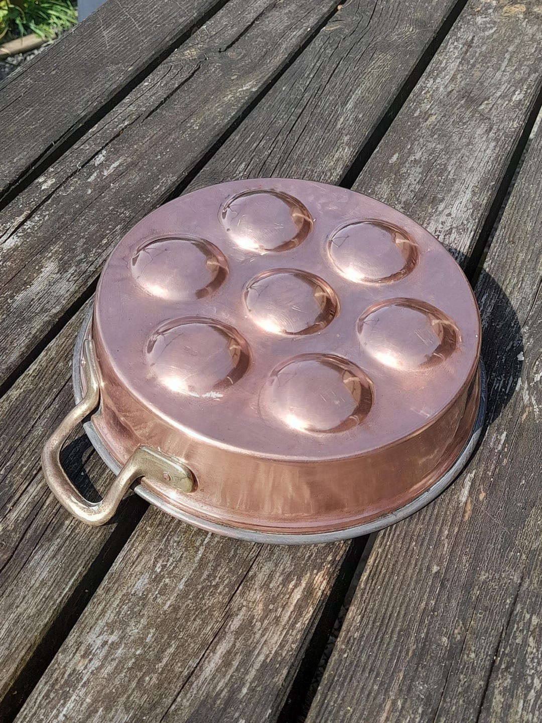Vintage French Copper Snail Escargot Pan or Jelly Mold Cake Tin - Etsy