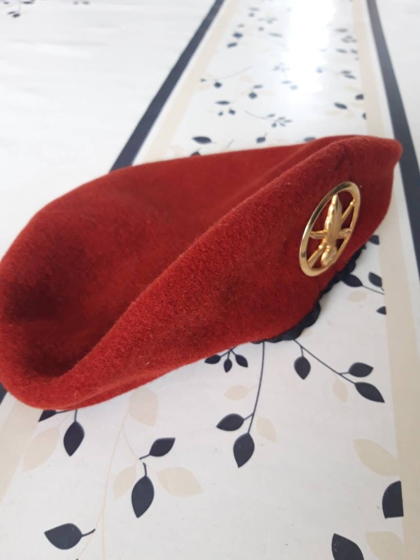 Vintage French Beret Paratroopers Cap Milarty Hat - Etsy