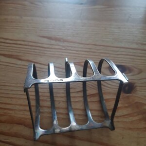 Solid Silver Toast Rack - Etsy