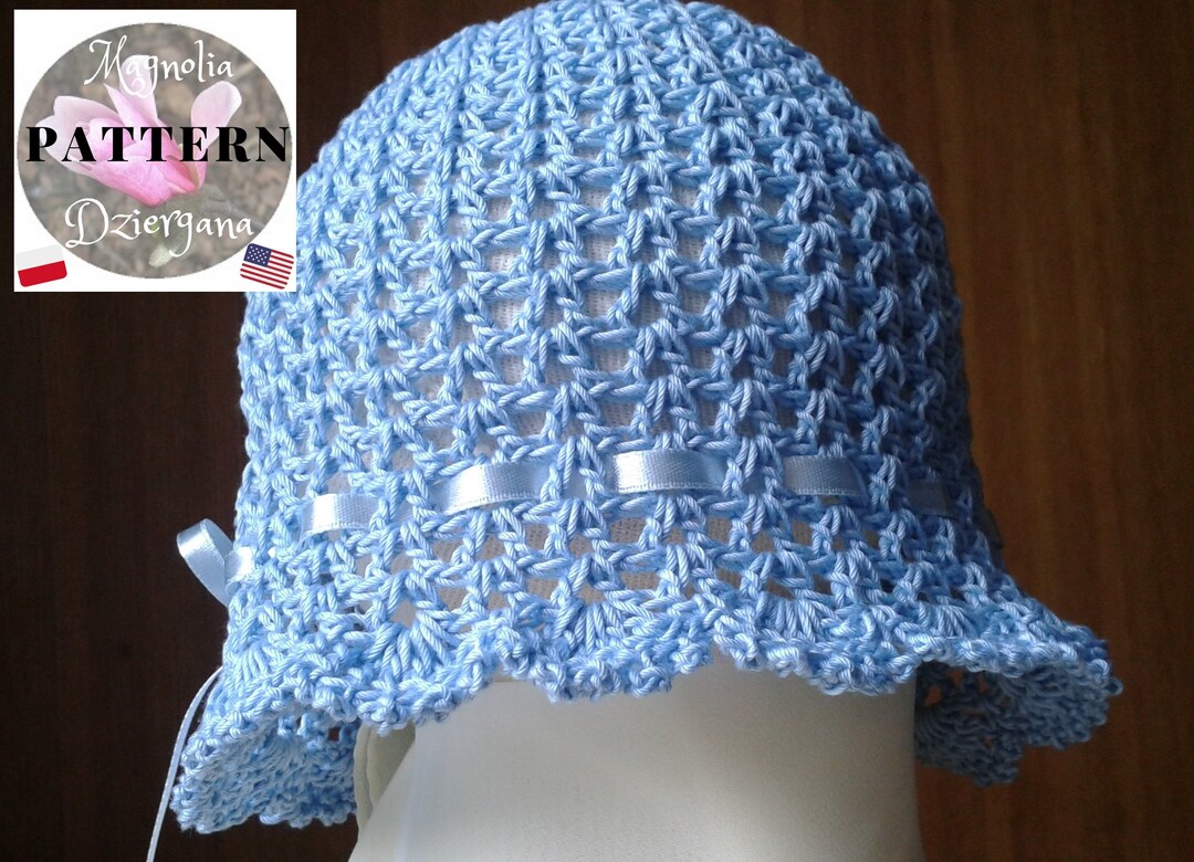 Child Bucket Hat Crochet Pattern, DIY Crochet a Summer Hat for a Child ...