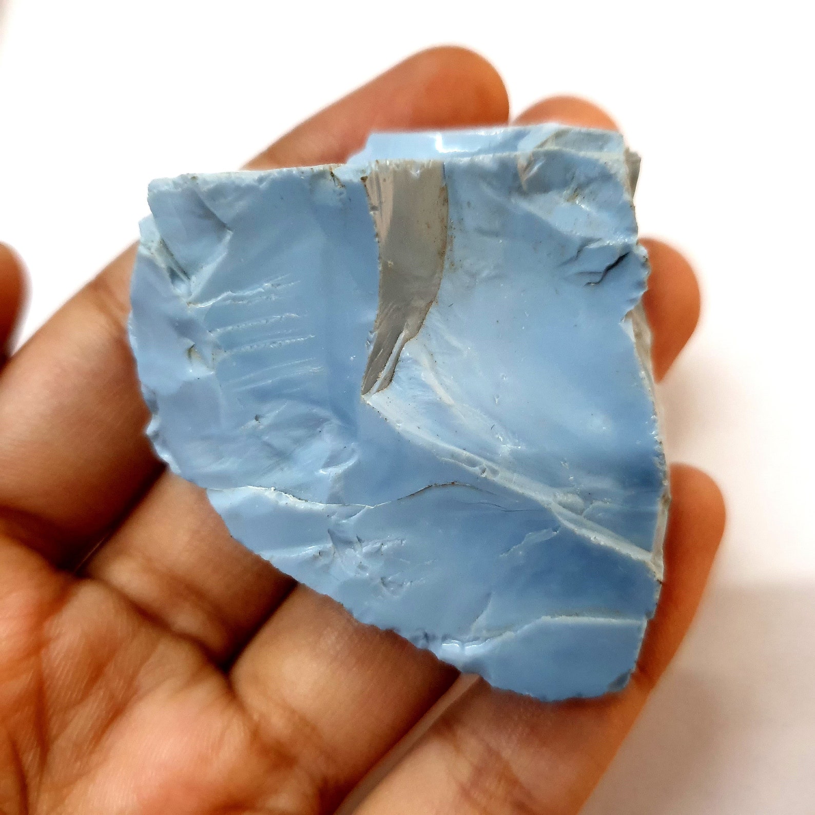 Natural Blue Opal Raw Chunk Gorgeous Opal Rough 177 Carat | Etsy