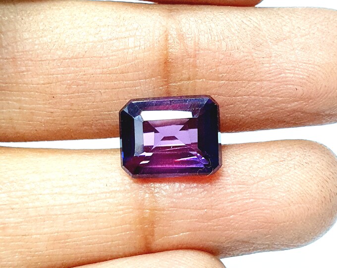 5 Carat Certified Taaffeite Bi Color Ceylon Faceted Cut Emerald Shape ...