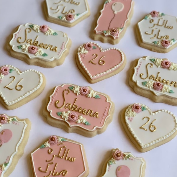 Birthday Sugar Cookies - Etsy