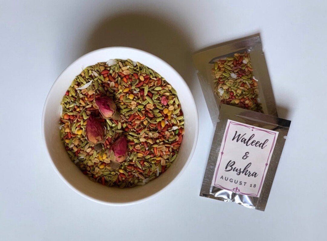 Personalized Mouth Freshener Saunf (fennel) Party Favor - Etsy