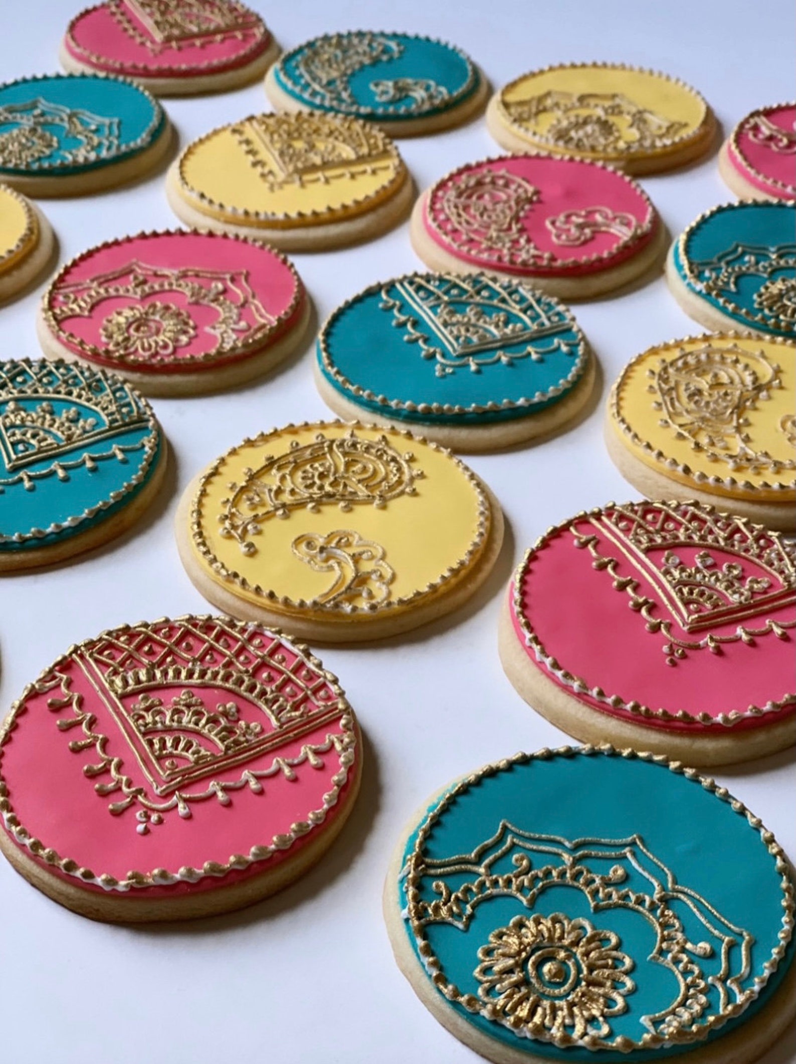 Henna/mehendi Sugar Cookies - Etsy