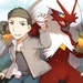 CUSTOM Pokemon Trainer Digital A5 Full Body Art Background Portrait ...