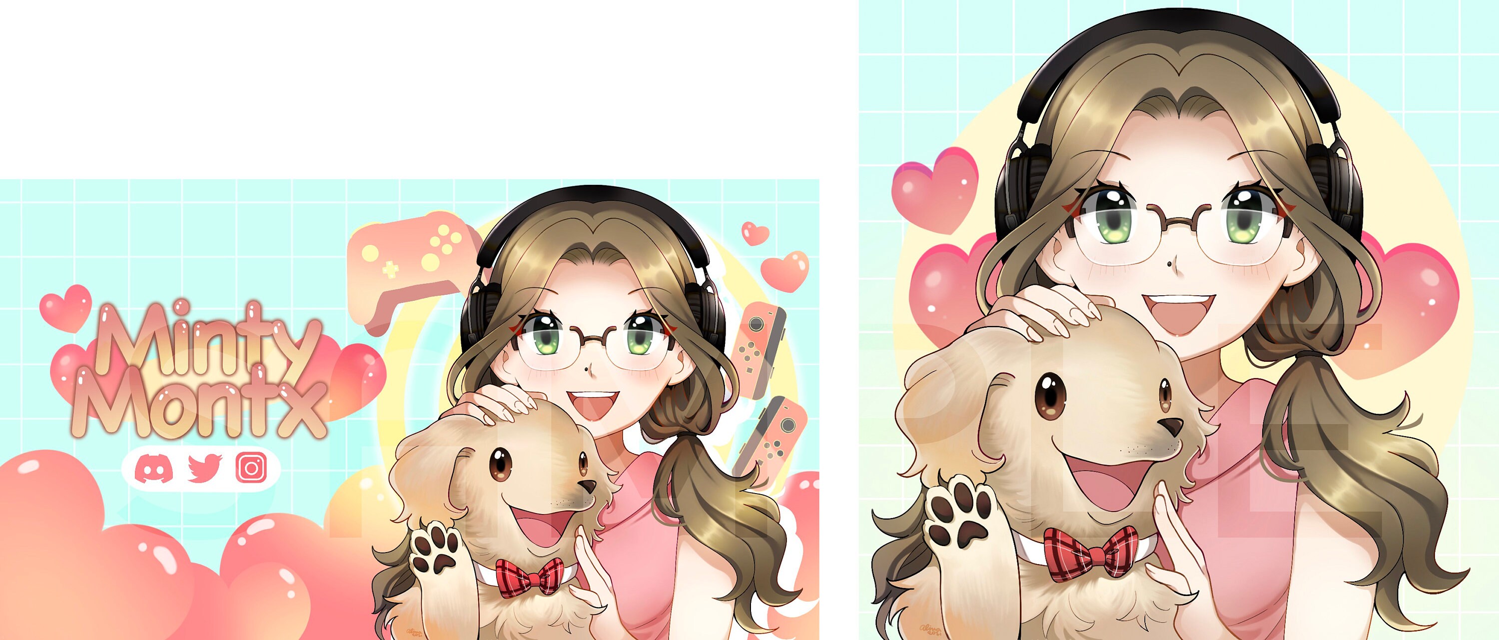 CUSTOM Profile Icon Avatar Header Banner Alerts Streaming - Etsy