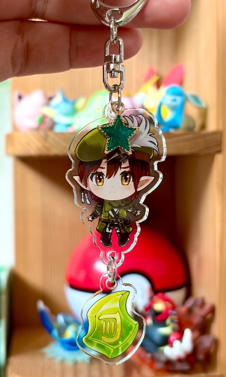 YCH Cute Pose Mini Charm Custom Art Commission Chibi Anime Game Movie ...