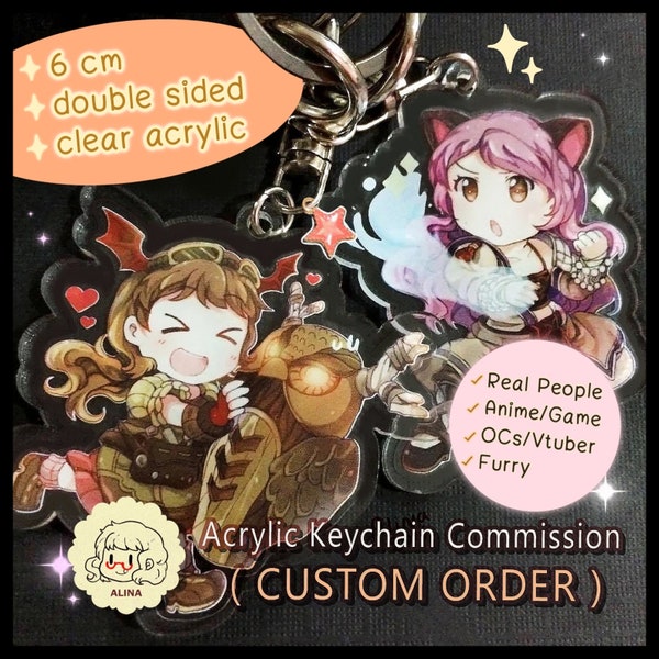 Custom Keychain - Etsy