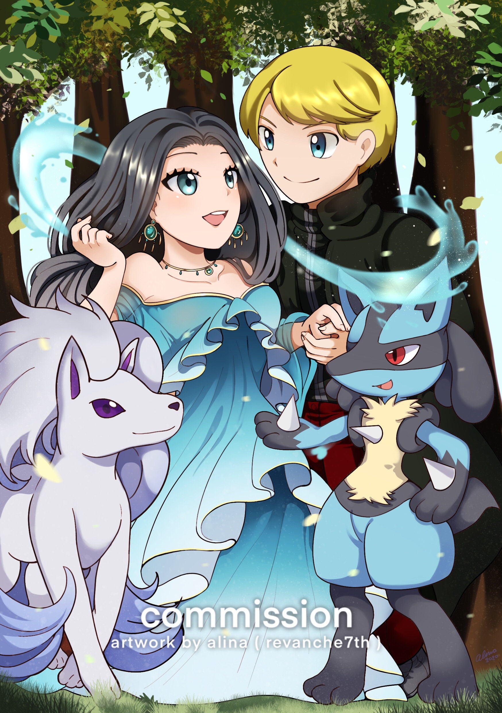 CUSTOM Pokemon Trainer Digital A5 Full Body Simple Background - Etsy