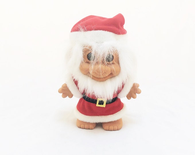 Vintage 8" Santa Troll Doll / Santa Troll / Santa Troll Item #18282 ...