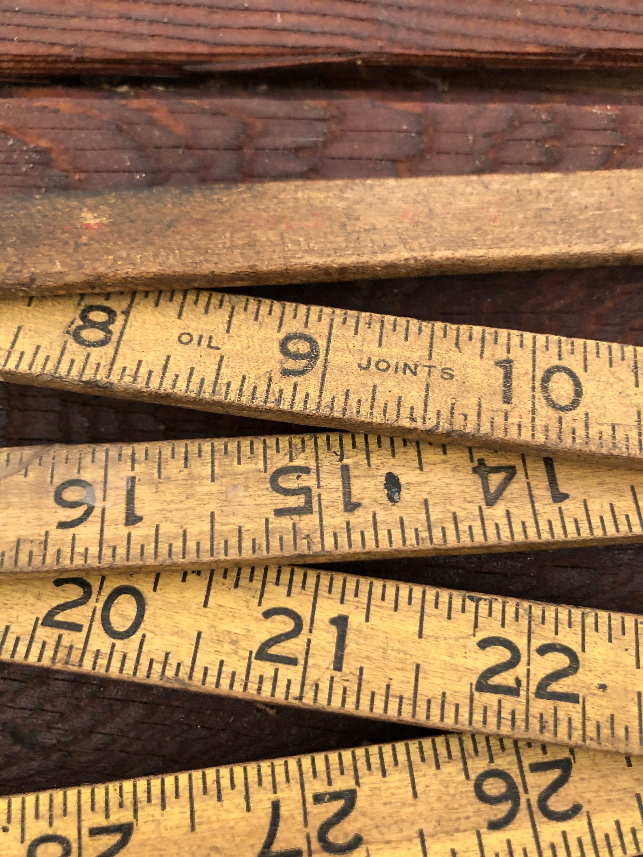 Vintage 72 Folding Ruler / Measuring Stick / Carpenter - Etsy