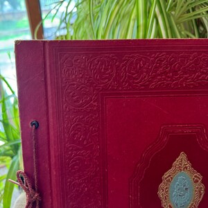 1950's Scrap Book / Vintage Scrapbook / Scrapbook With String Tie ...