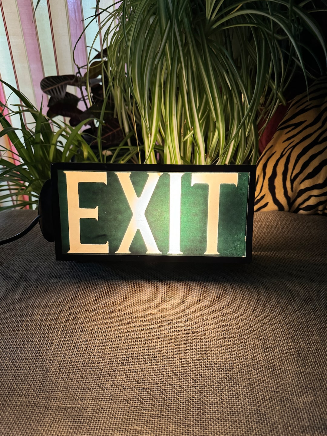 Green Exit Light Box / Wall Mount Exit Sign / Industrial Exit Sign ...