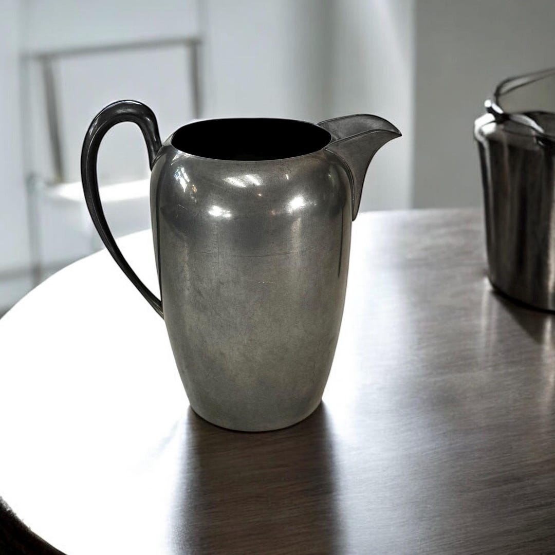 Concord Pewter 688 Pitcher / Pewter Water Pitcher / Concord Pewter ...
