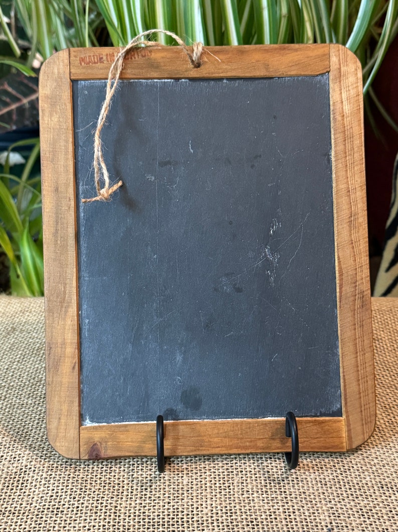 Portuguese Small Slate Chalkboard / School Chalkboard / Child's ...