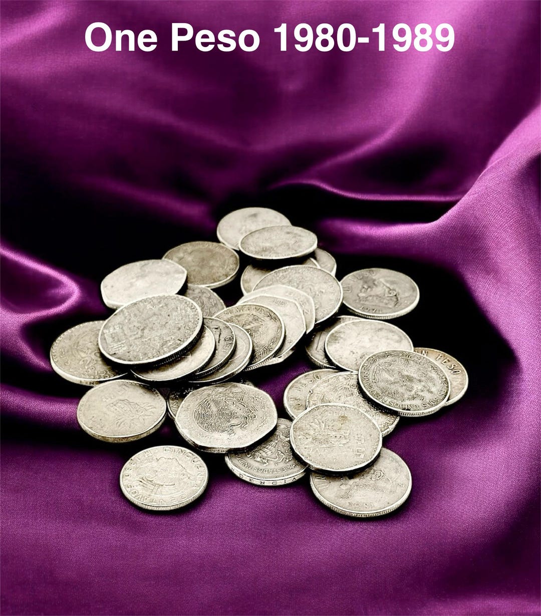 Vintage 1980-1982 Mexican One Peso Coin: Copper-nickel Collectible - Etsy