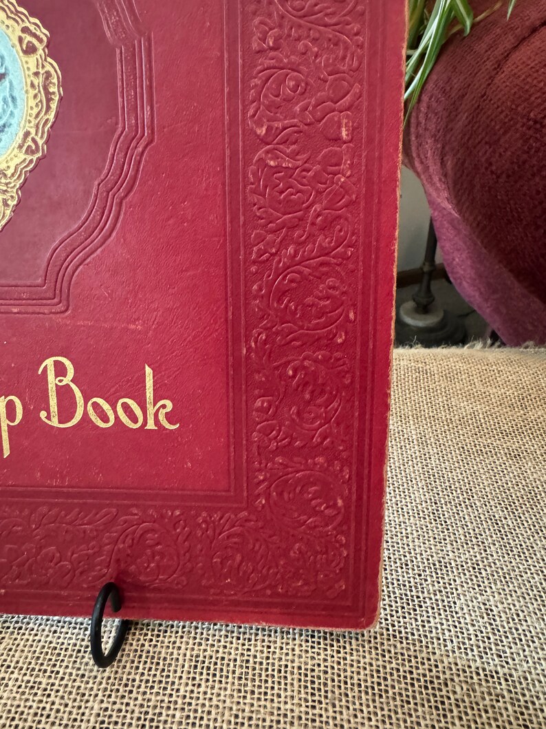 1950's Scrap Book / Vintage Scrapbook / Scrapbook With String Tie ...