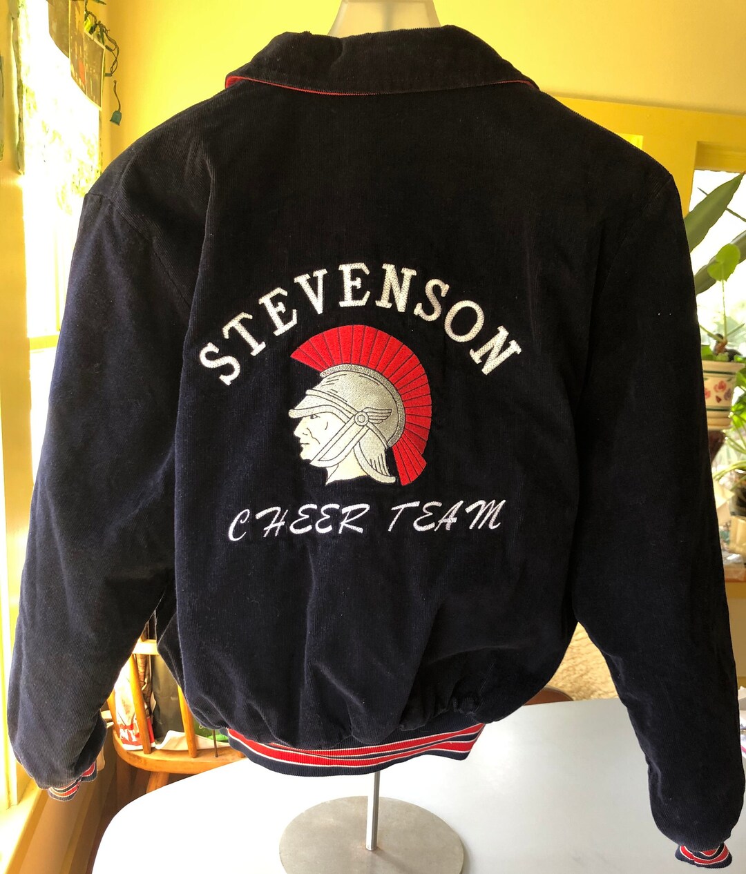 Women's Vintage 80's Blue Corduroy Cheer Jacket Birdie by Richard A ...