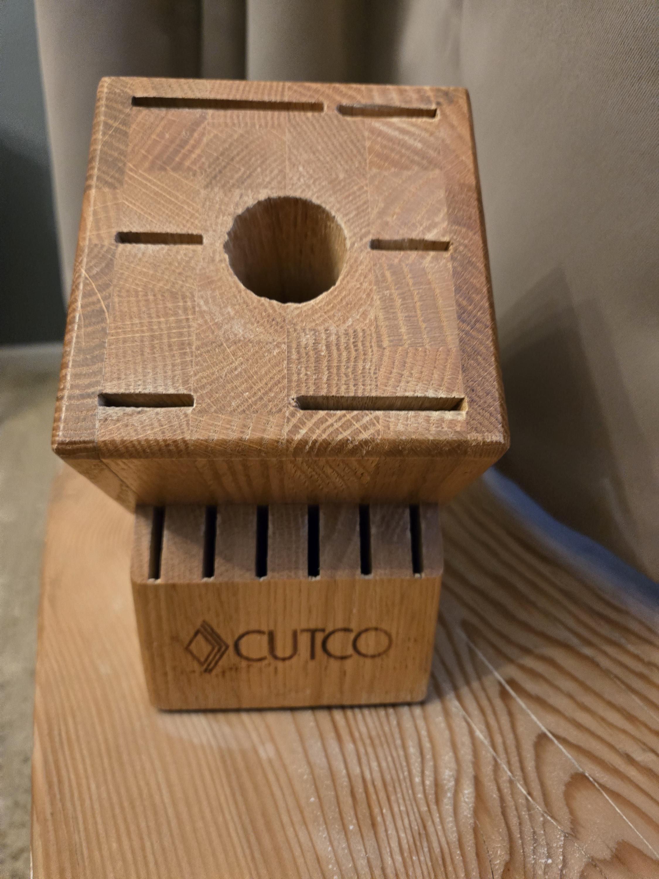 Cutco Knife Block Honey Finish - Etsy