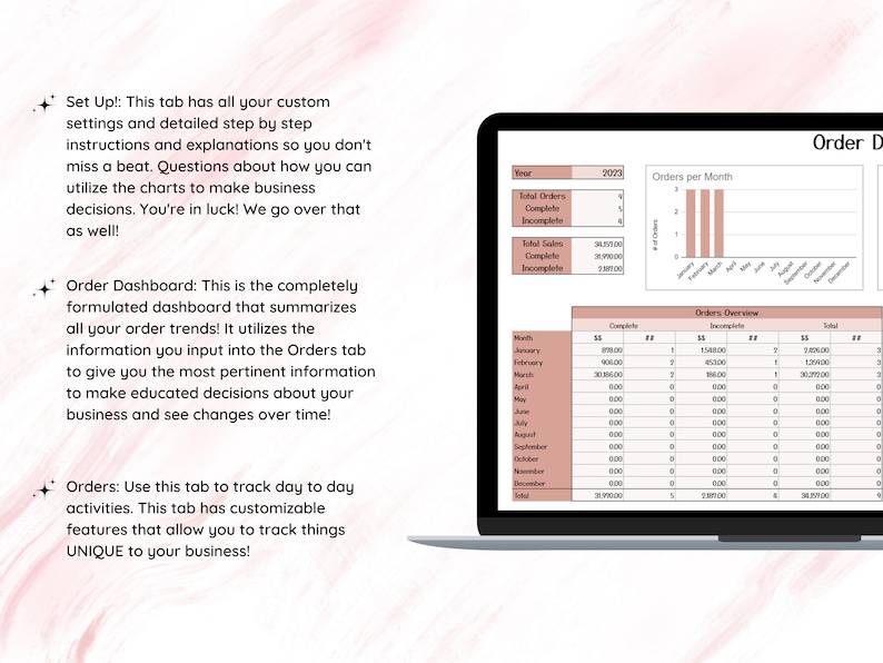 Order Tracker Spreadsheet Order Tracker Google Sheets Small Business ...