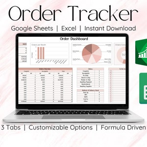 Order Tracker Spreadsheet Order Tracker Google Sheets Small Business ...