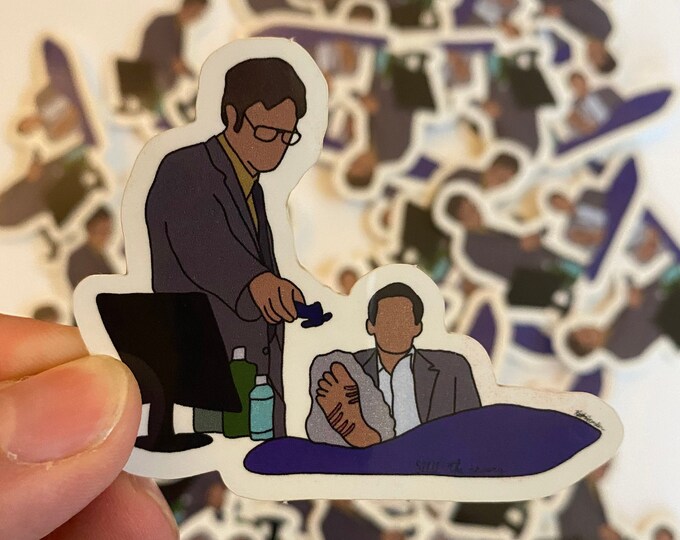 The Injury Sticker | the Office Sticker | Michael Scott | Dwight ...