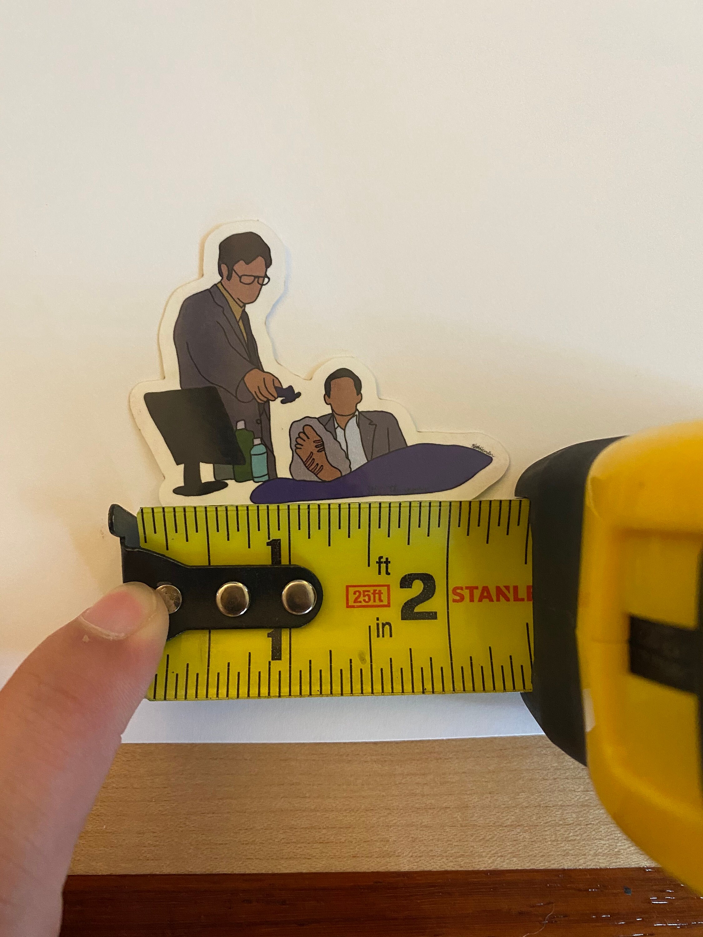 The Injury Sticker the Office Sticker Michael Scott - Etsy