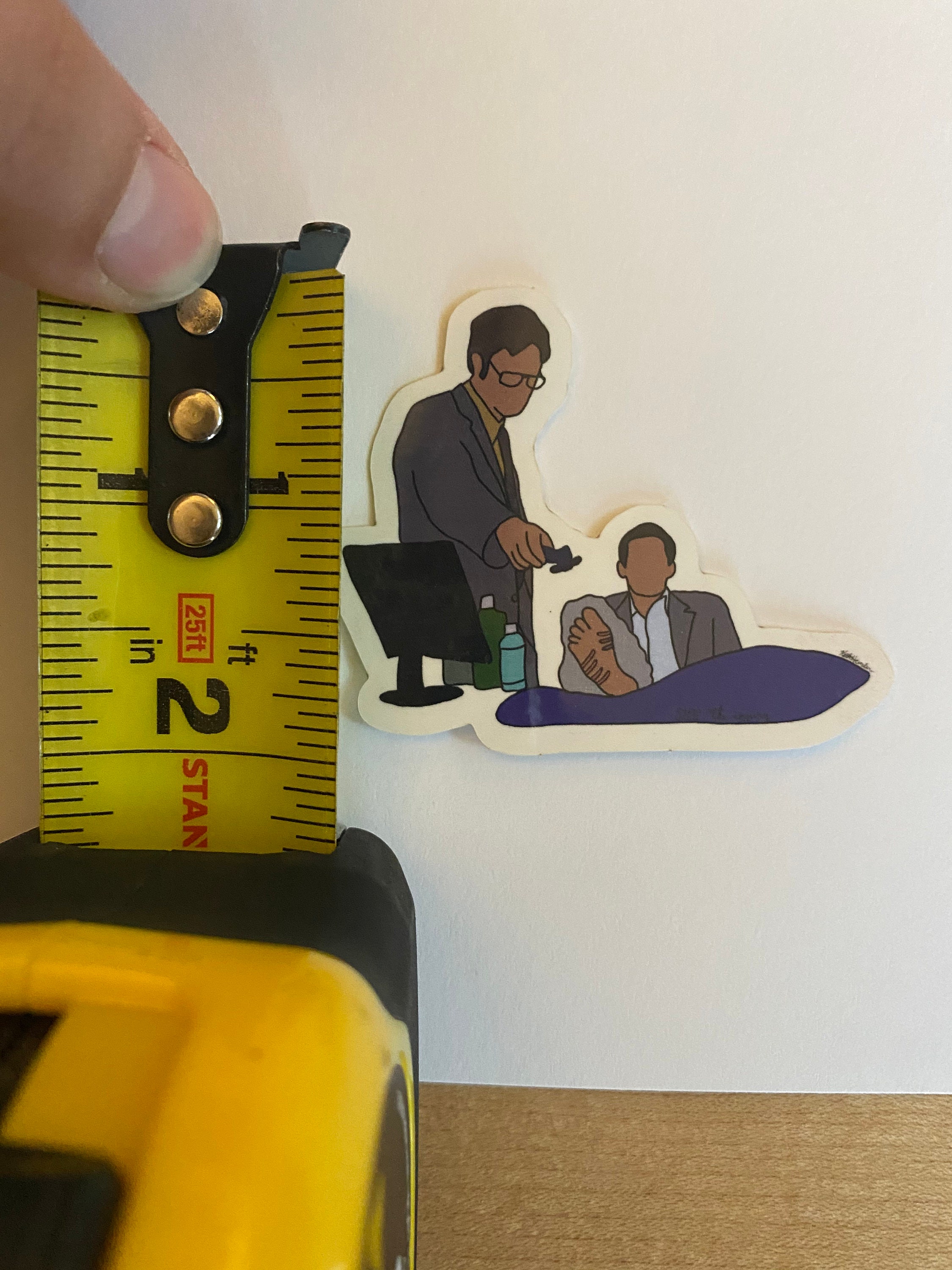 The Injury Sticker the Office Sticker Michael Scott - Etsy