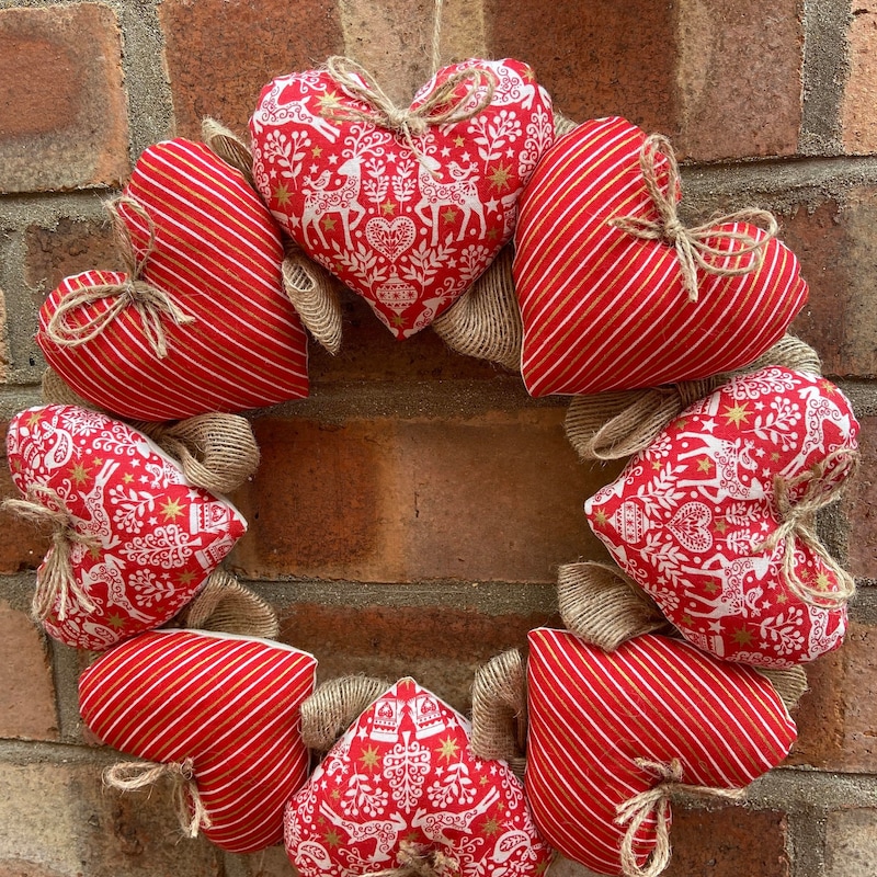 Heart Wreath - Etsy