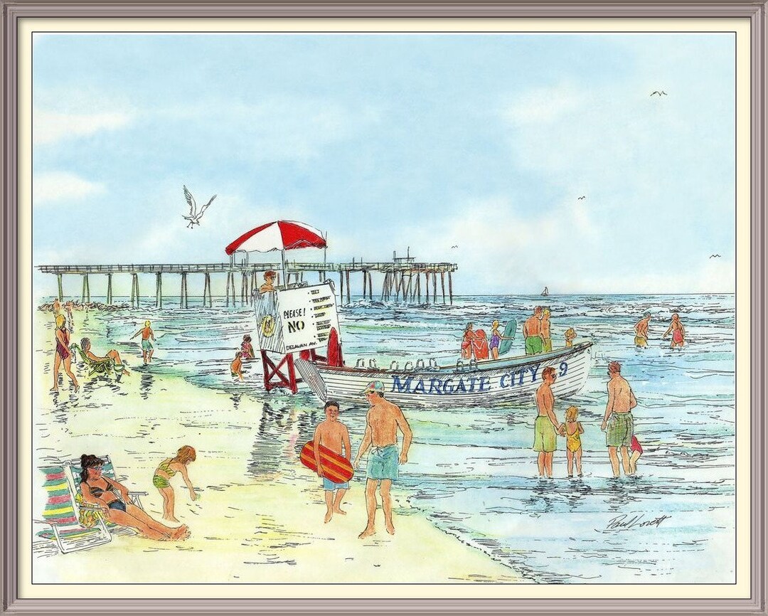 Beach Day at Decatur Avenue in Margate - Etsy